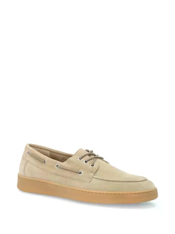 FRAU Suede Boat Shoes - Neutrals