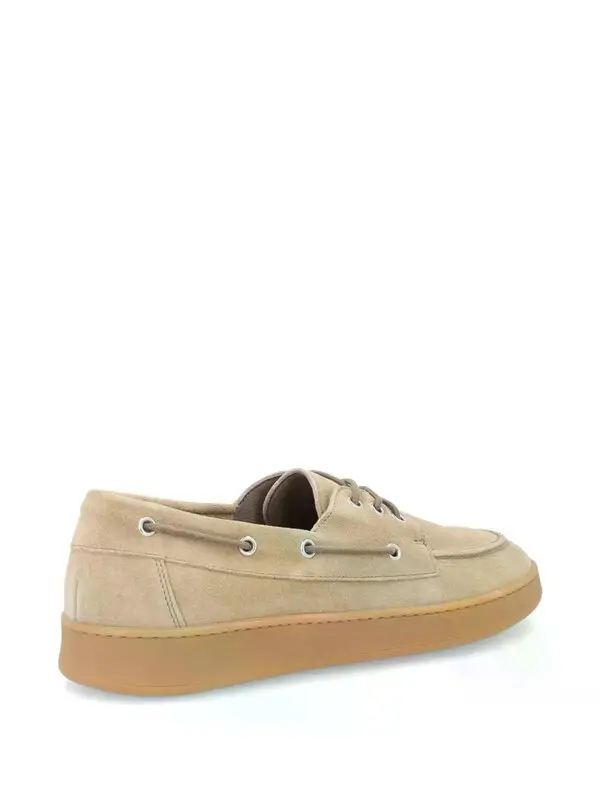FRAU Suede Boat Shoes - Neutrals