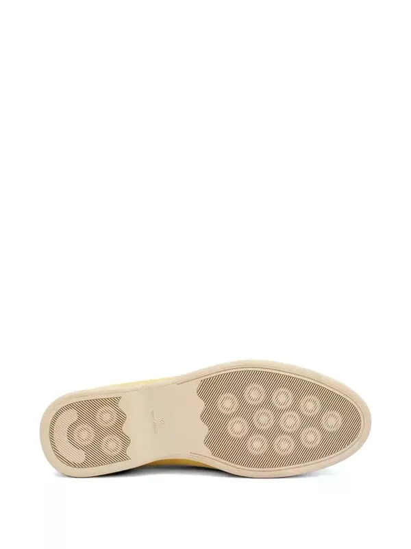 FRAU Deconstructed Suede Loafers - Yellow