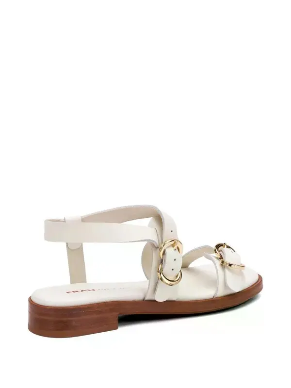 FRAU Multi-strap Sandals With Buckle Fastening - White