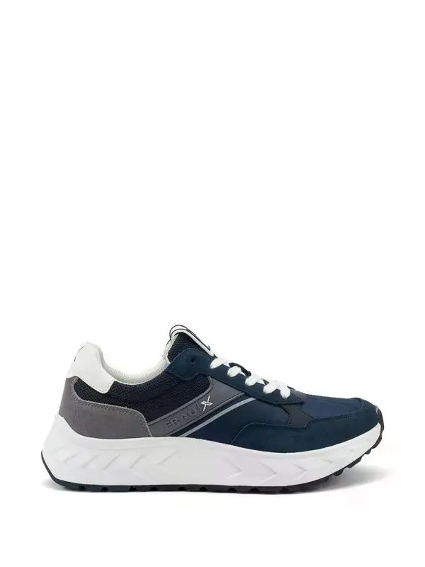 FRAU Panelled Leather Lace-up Sneakers