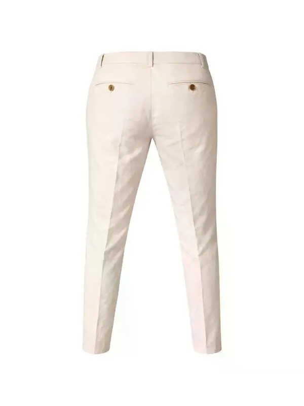 FRANZESE COLLECTION Flat-front Skinny Trousers