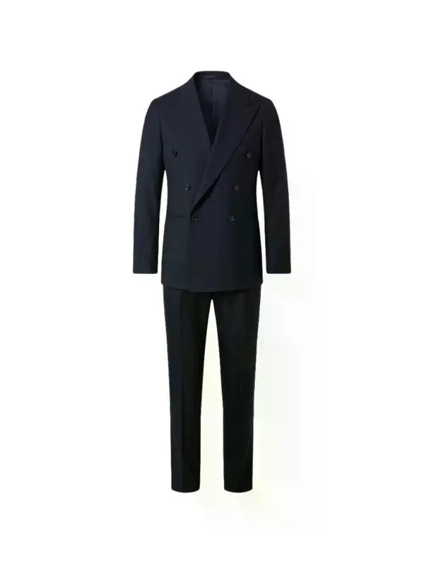 FRANZESE COLLECTION Beckham Double-breasted Suit - Blue