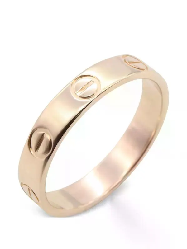 Cartier 18k Rose Gold Love Ring - Pink