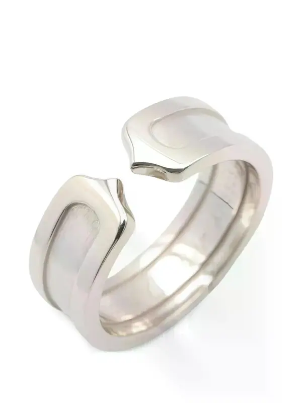 Cartier 18k White Gold C2 Ring