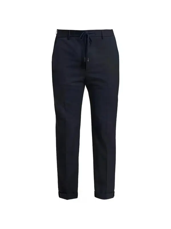 Peserico Drawstring Waistband Track Pants - Blue