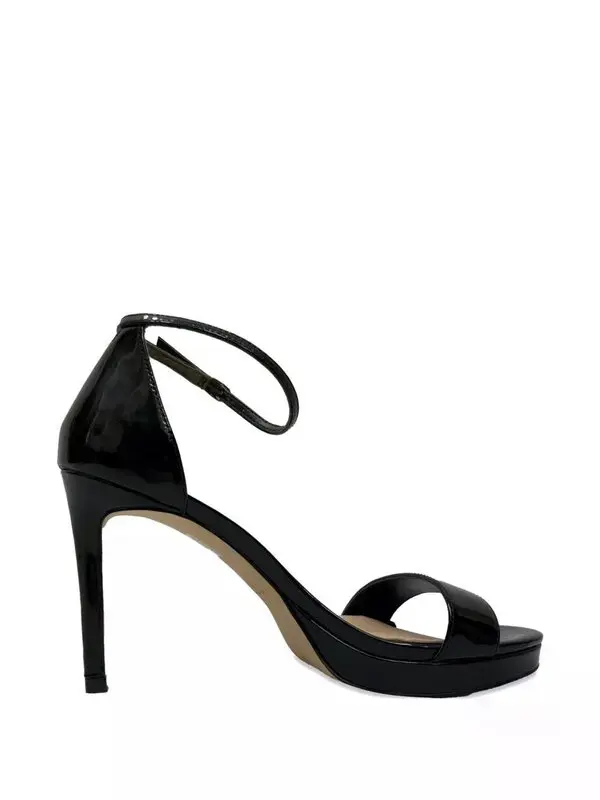 STUART WEITZMAN Patent Leather Platform Sandals