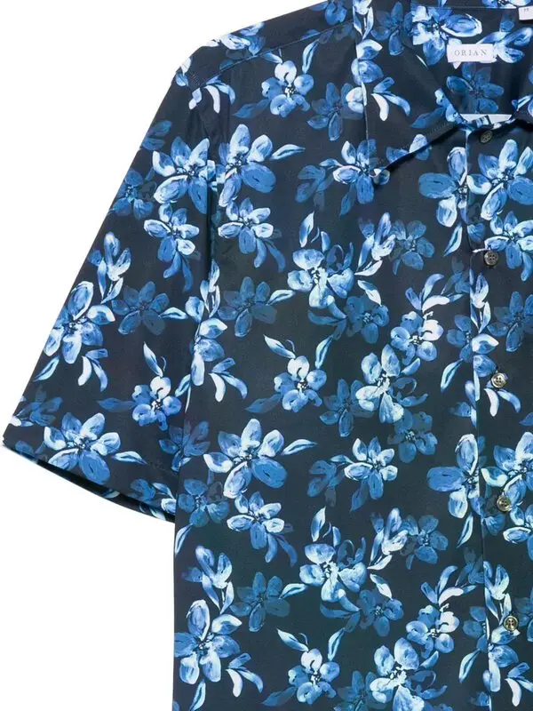 ORIAN Floral-print Short-sleeve Shirt