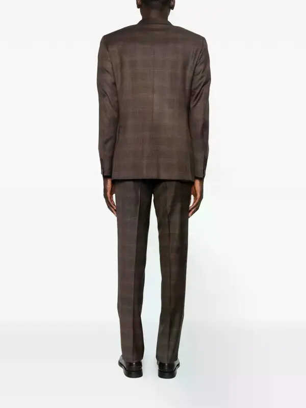Canali Checked Suit