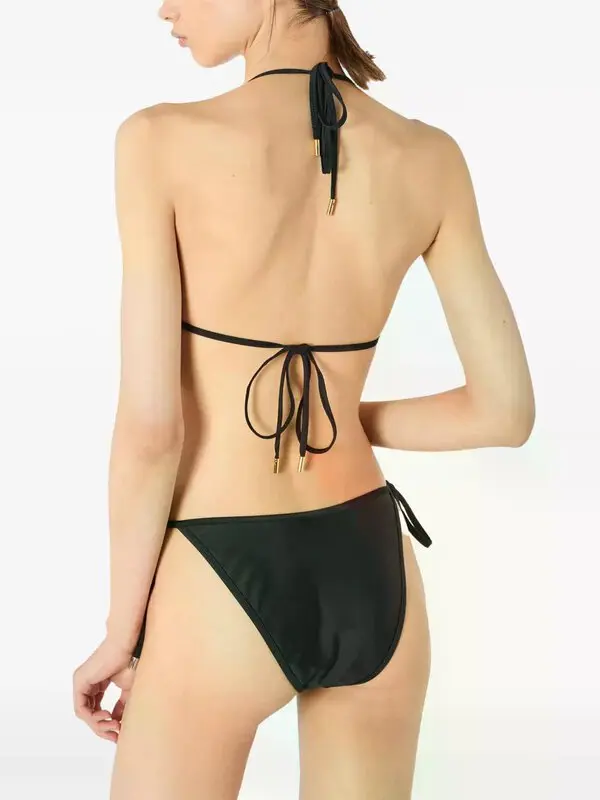 MARINE SERRE Moon-print Triangle Bikini Set