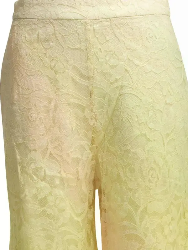 Zimmermann Floral Lace Wide Leg Trousers