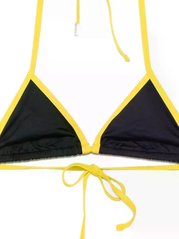 Attico Logo-print Triangle Bikini