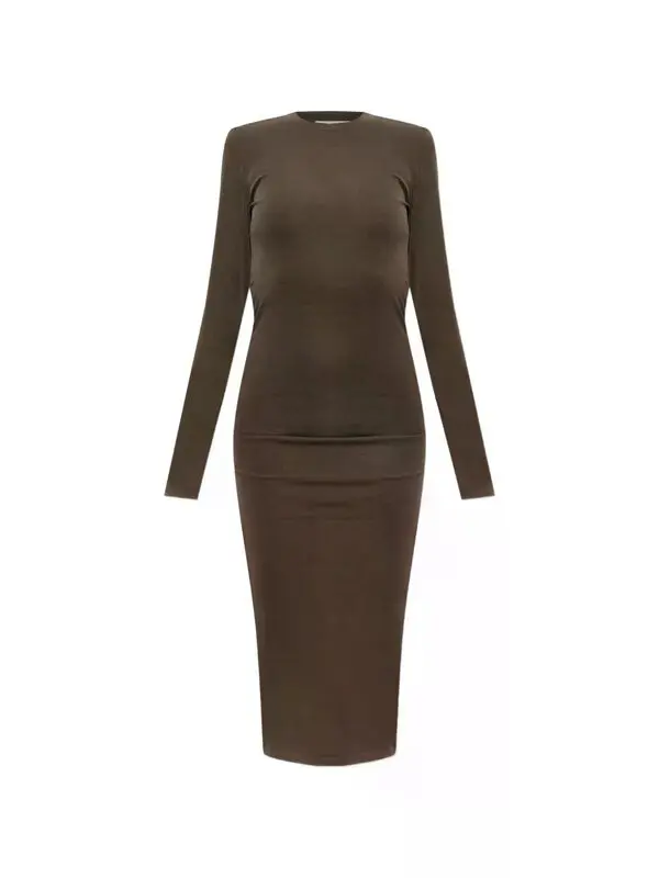 Fear Of God Long-sleeve Jersey Dress - Brown