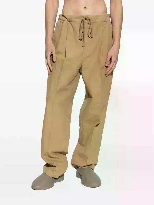 Fear Of God Pleated Drawstring Trousers - Neutrals