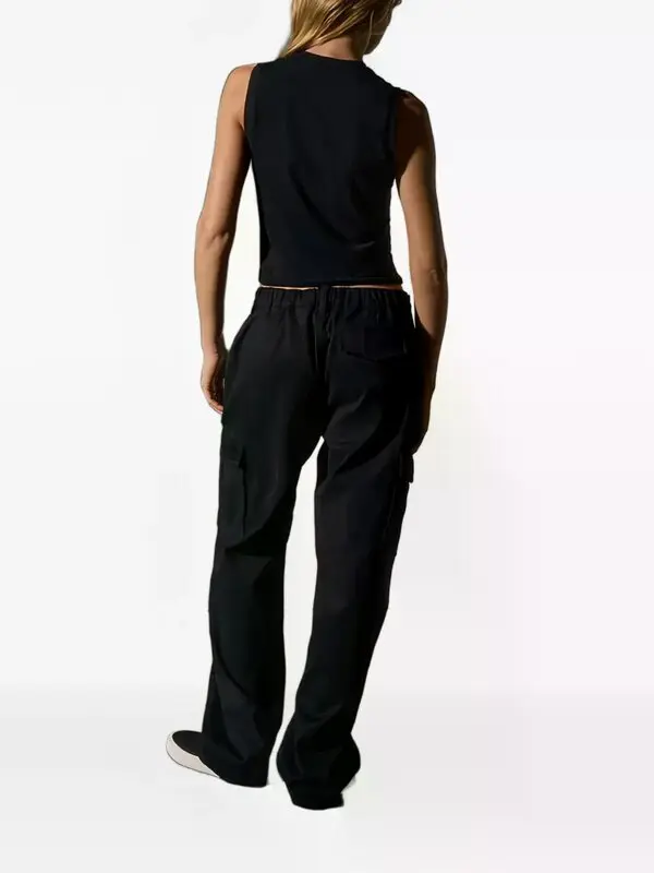 JAMES PERSE Cropped Sleeveless Round Neck Top