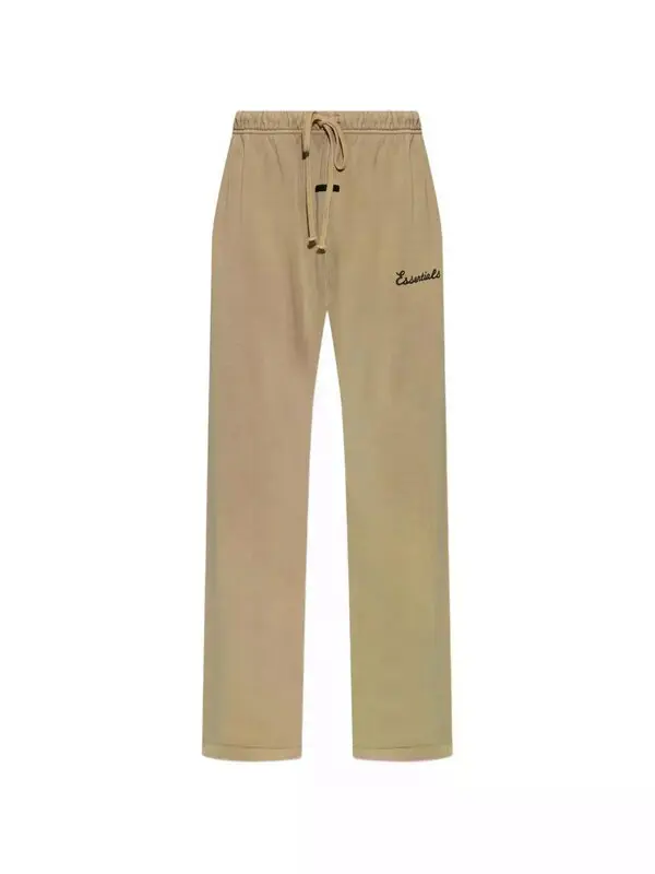 Fear Of God Logo-embroidered Track Pants - Neutrals