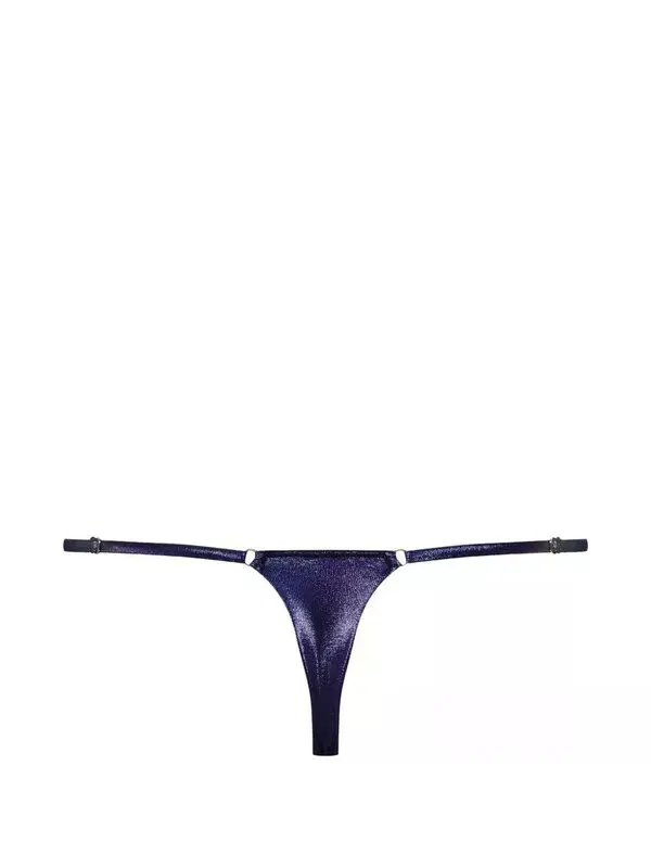 MAISON CLOSE Metallic Finish Bikini Bottoms