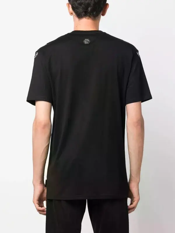 Philipp Plein Ss Hexagon Rhinestone-embellished T-shirt