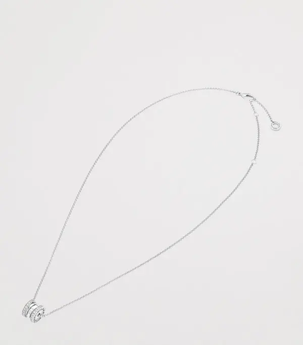BVLGARI B.zero1 18kt Gold Diamond Pendant Necklace