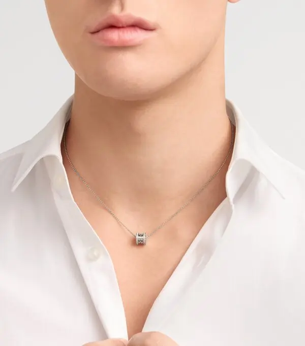 BVLGARI B.zero1 18kt Gold Diamond Pendant Necklace