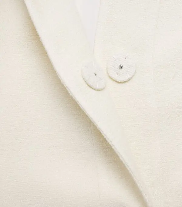 NOMADISSEM Wool-silk-linen Blend Jacket