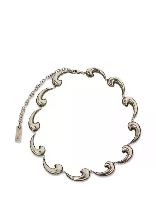 Etro Mini Paisley Necklace - Silver
