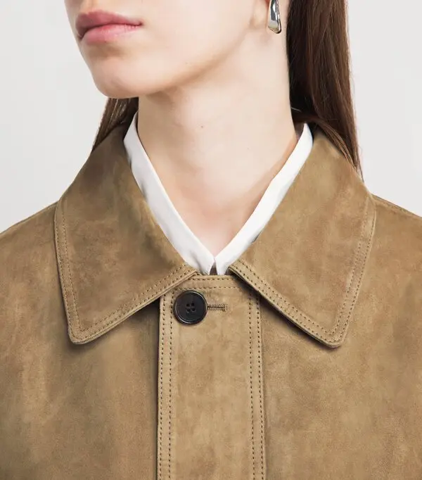 ARMA Lamb Suede Longline Jacket