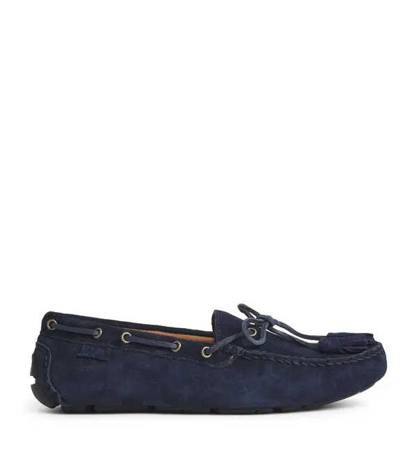 Polo Ralph Lauren Suede Tasselled Anders Loafers - Navy