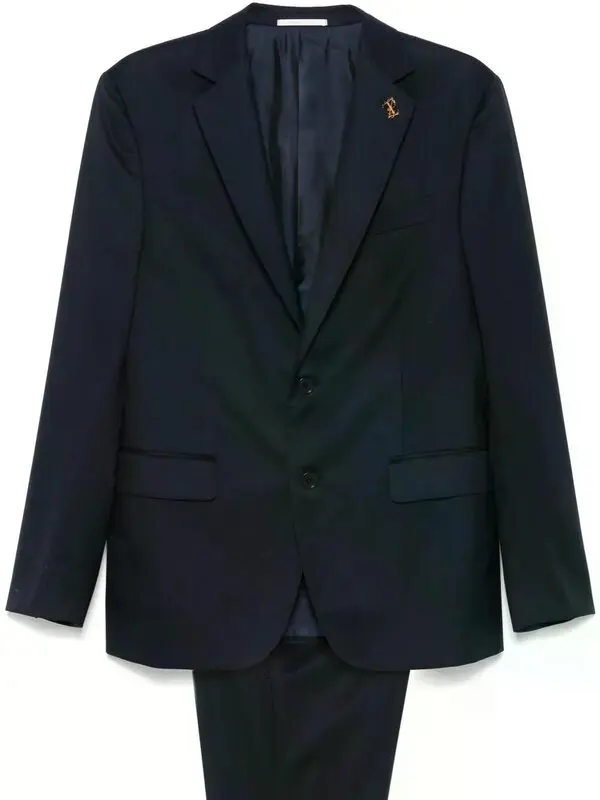 Pal Zileri Brooch Detail Suit