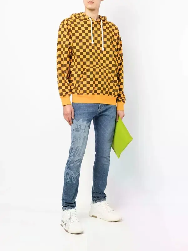 Iceberg Skinny Fit Watermark Print Jeans