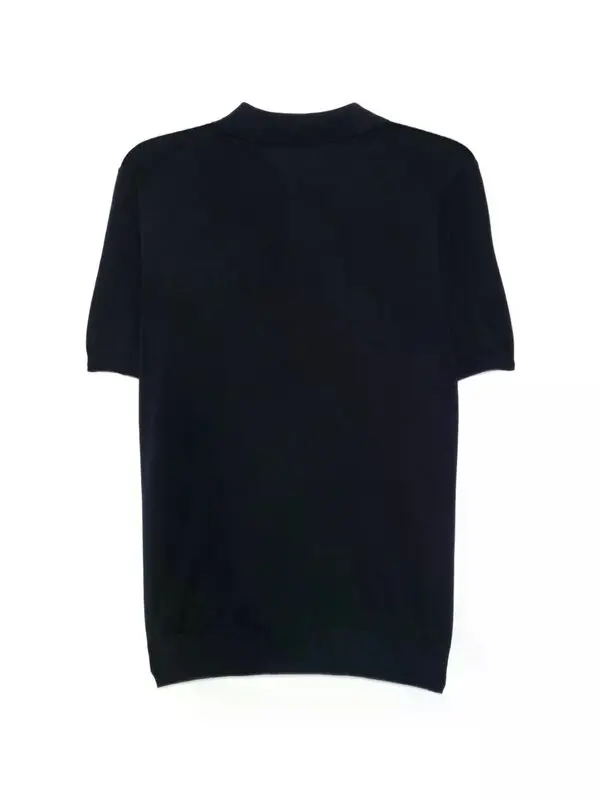 MANUEL RITZ Knitted Cotton Polo Shirt
