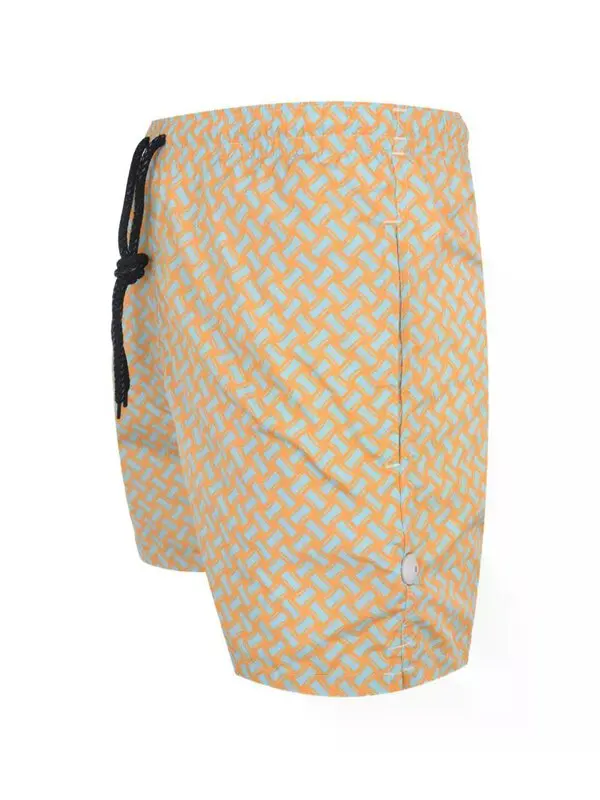 DRUMOHR Geometric Print Drawstring Shorts