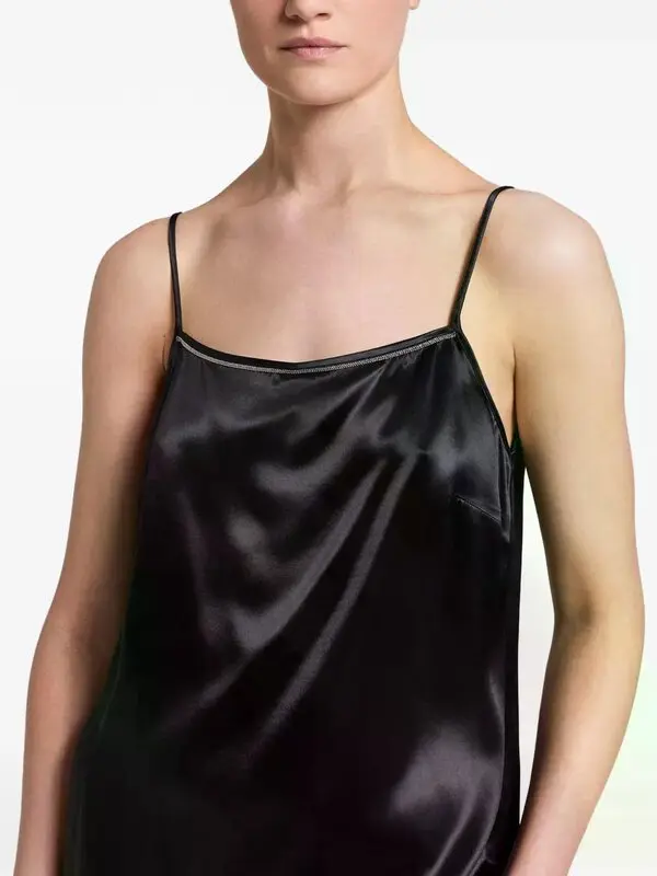 Peserico Monili-trim Camisole Top - Black