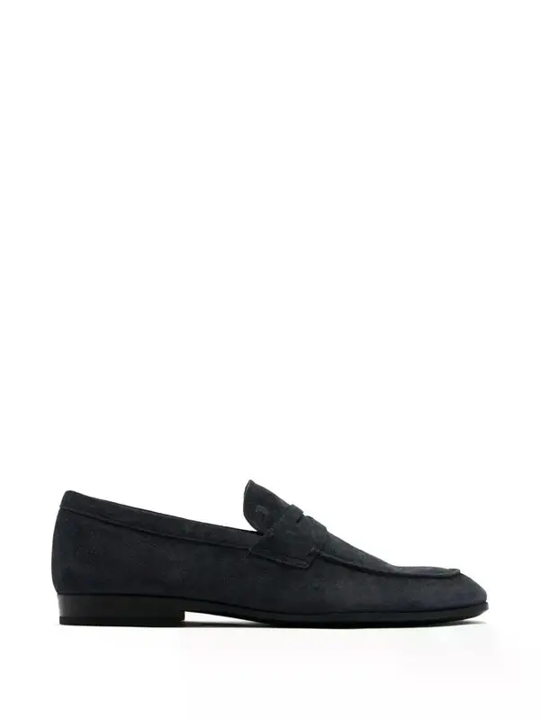 TOD'S Suede Penny Loafers