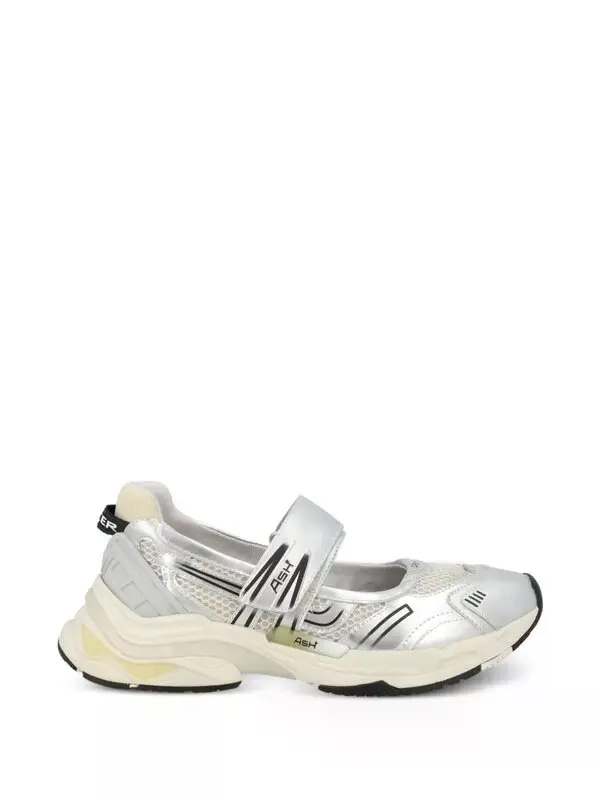 Ash Touch-strap Mesh-panel Slip-ons