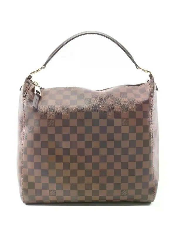LOUIS VUITTON Damier Ebene Port Perot Pm Shoulder Bag - Brown