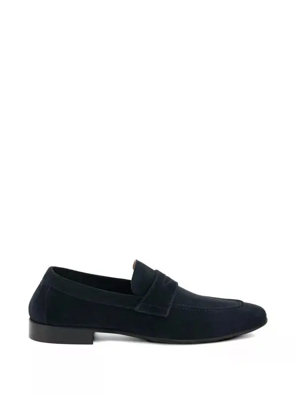 Boggi Milano Suede Loafers - Blue