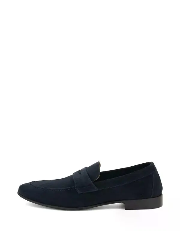 Boggi Milano Suede Loafers - Blue