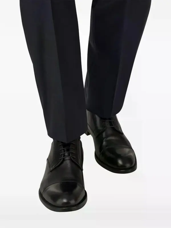 Boggi Milano Leather Derby Shoes