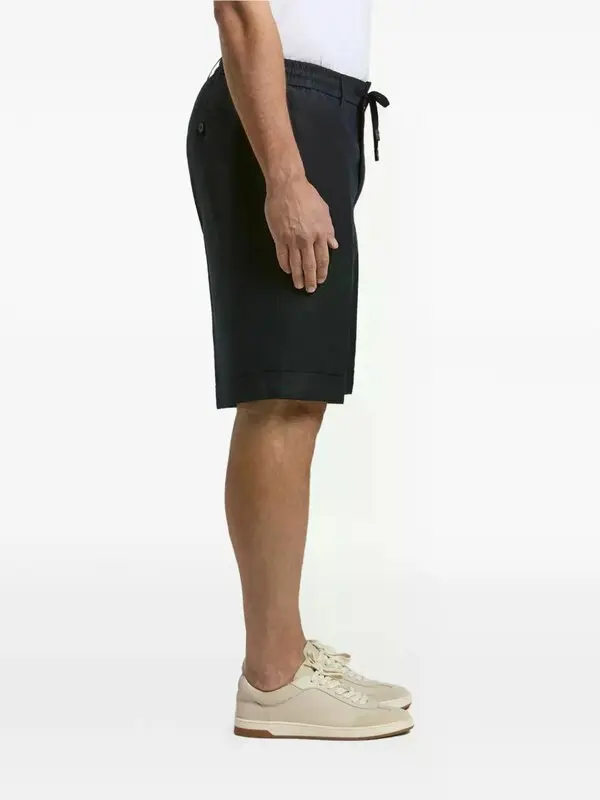 Peserico Drawstring Shorts With Turned-up Hem