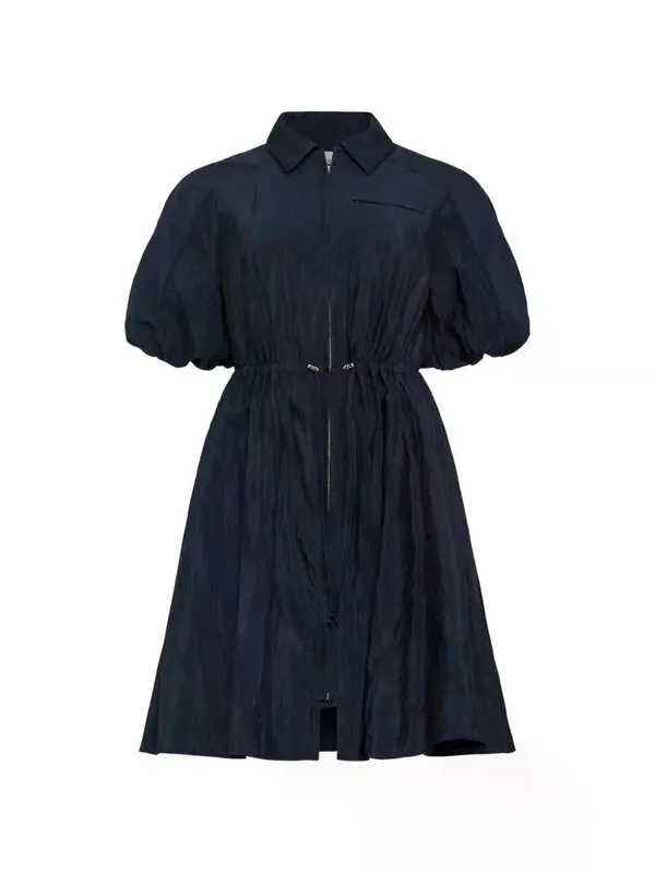 Cinq À Sept Macauley Drawstring Waist Dress - Blue