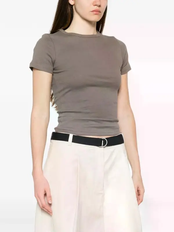 Matteau Slim Fit Ribbed Crew Neck T-shirt