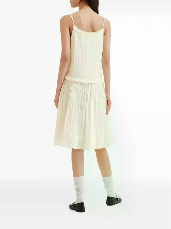 B+AB Ruffled Pleated Mini Dress