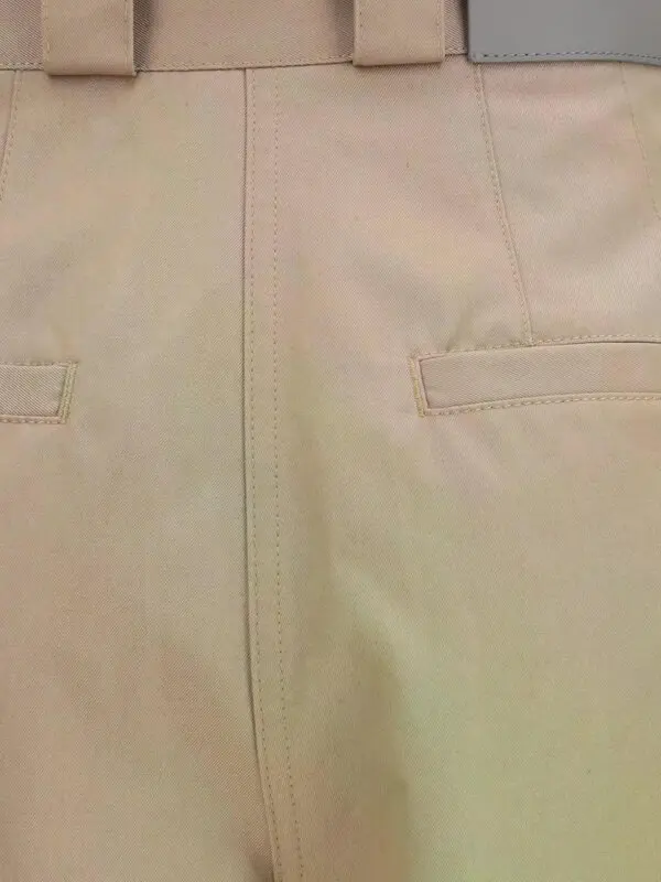 Balenciaga High-waisted Flared Trousers - Neutrals