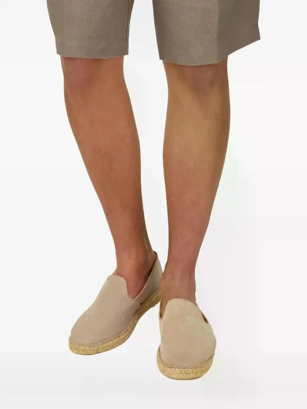 Boggi Milano Suede Espadrilles - Neutrals