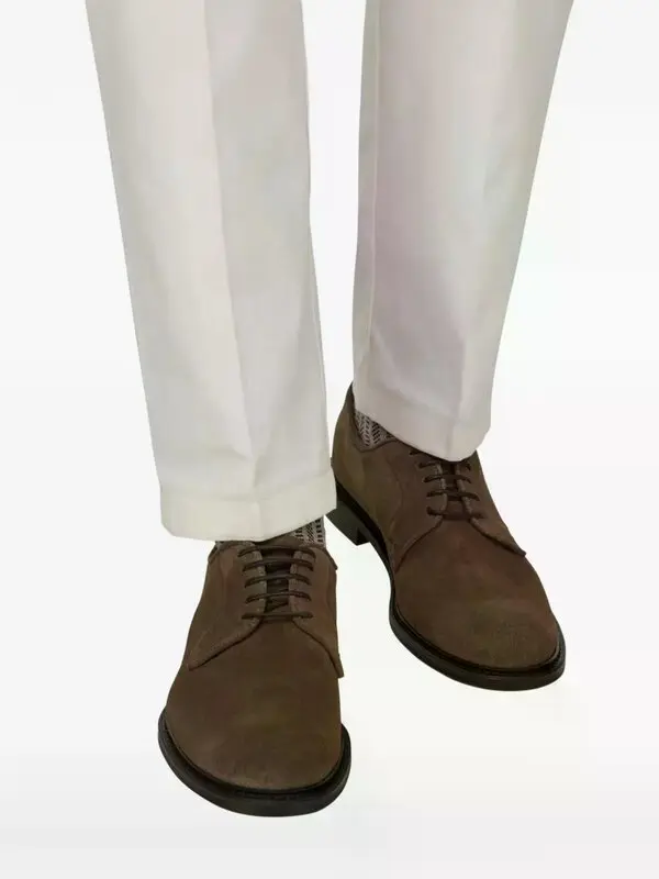 Boggi Milano Suede Derby Shoes