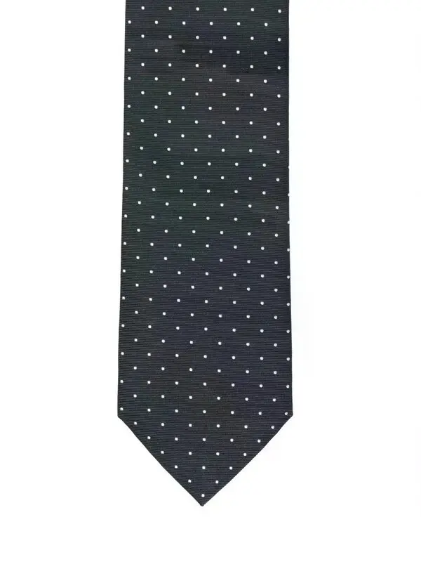BOSS Polka Dot Silk Neck Tie - Blue
