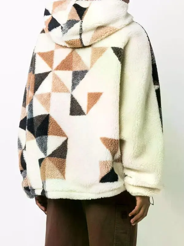 424 Fleece Geometric-detail Sweatshirt
