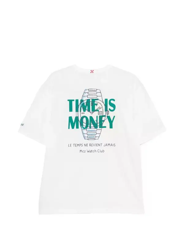 MC2 SAINT BARTH Delmar Slogan-print Cotton T-shirt
