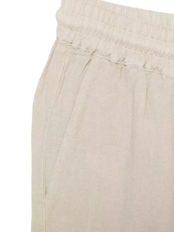 MC2 SAINT BARTH Linen Trousers - Neutrals
